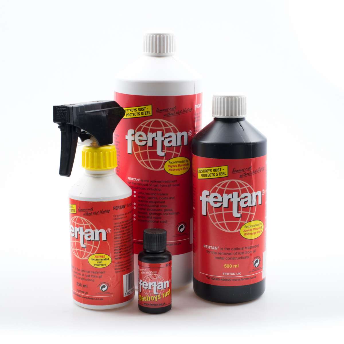 Fertan Rust Converter Remover Treatment 250ml 500ml 1 litre | Captain ...