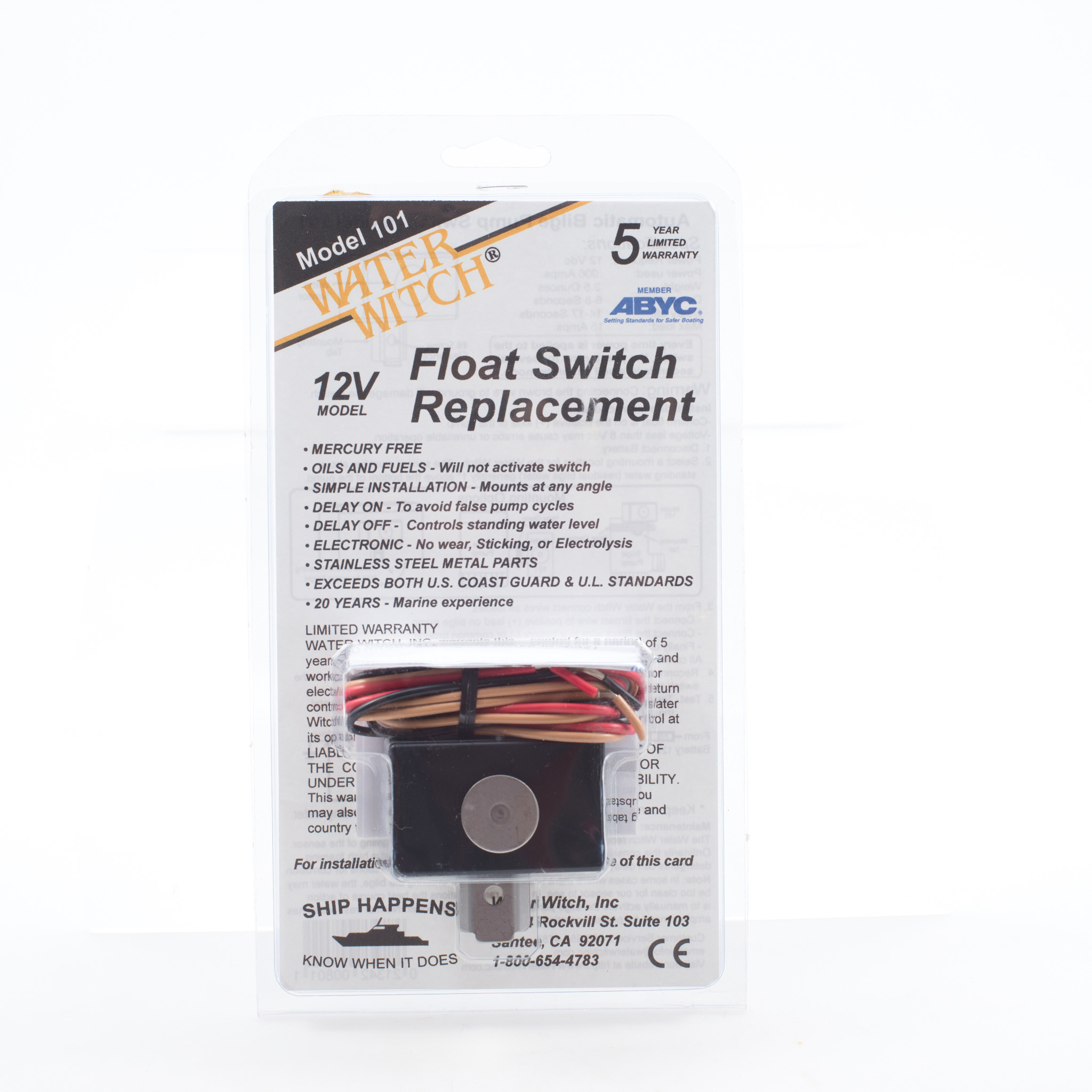 Water Witch Electronic Float Switch | Captain Watts Chandlery