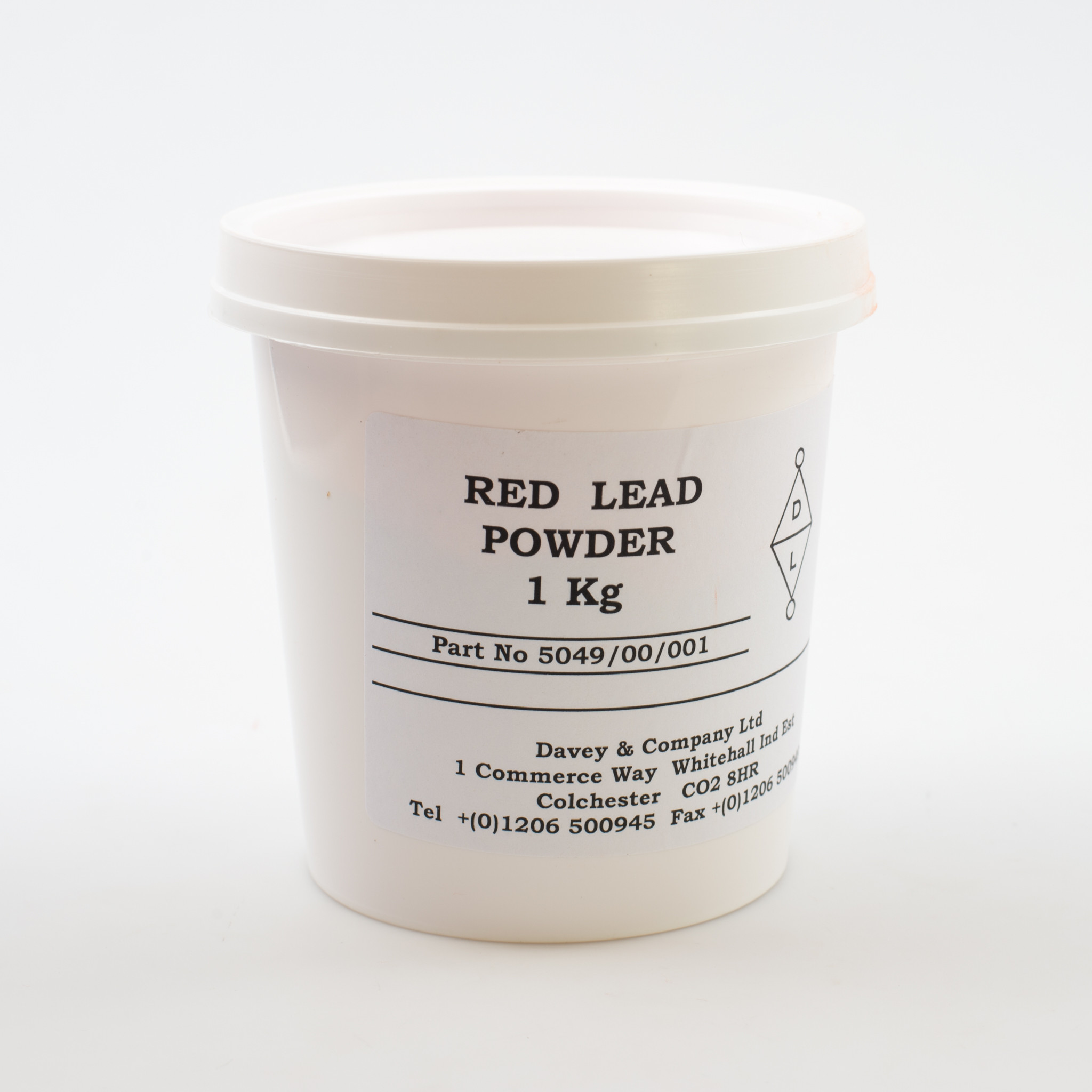 Davey and Co. Red Lead Powder 1kg | Captain Watts Chandlery