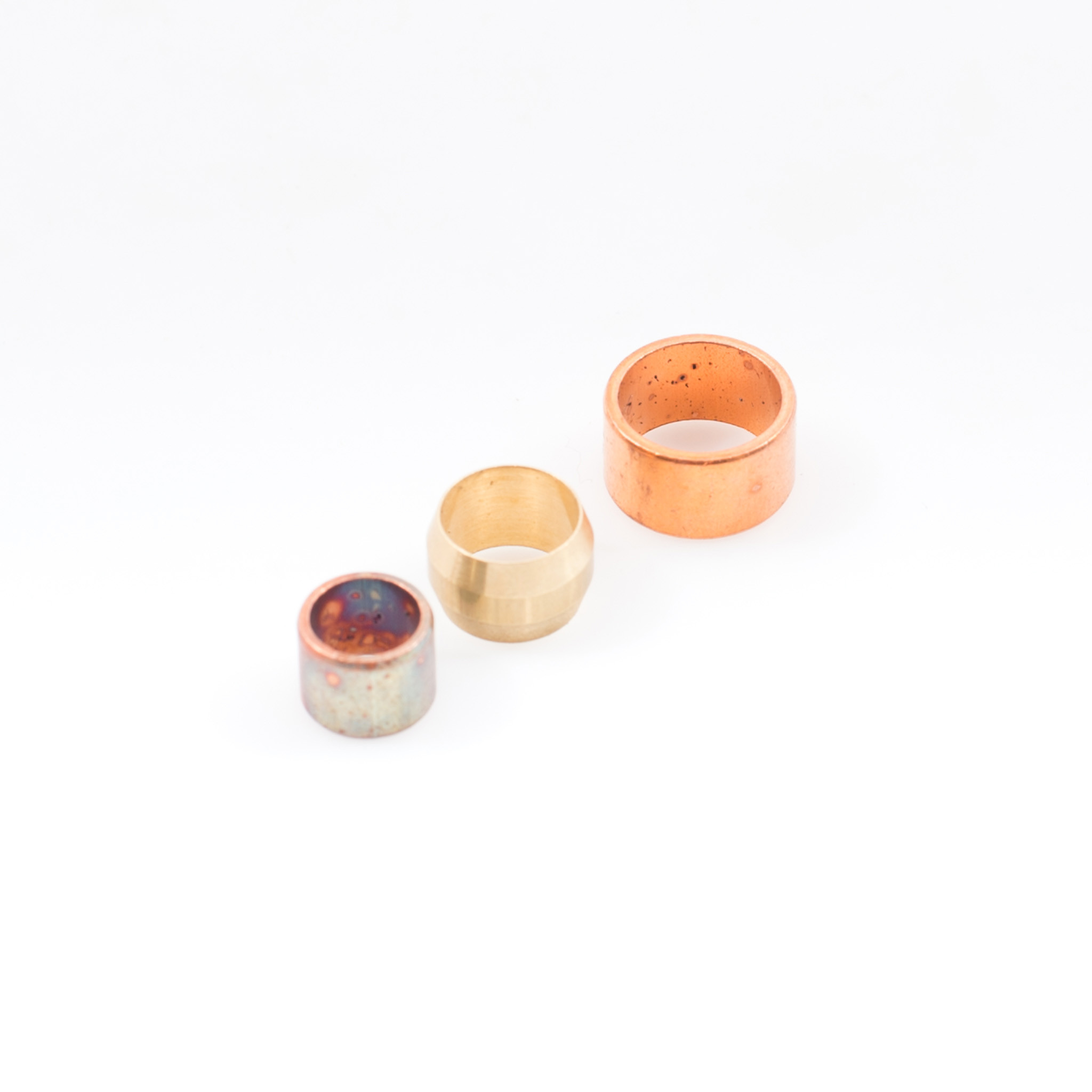 Olives/Compression Ring Brass and Copper | Captain Watts Chandlery